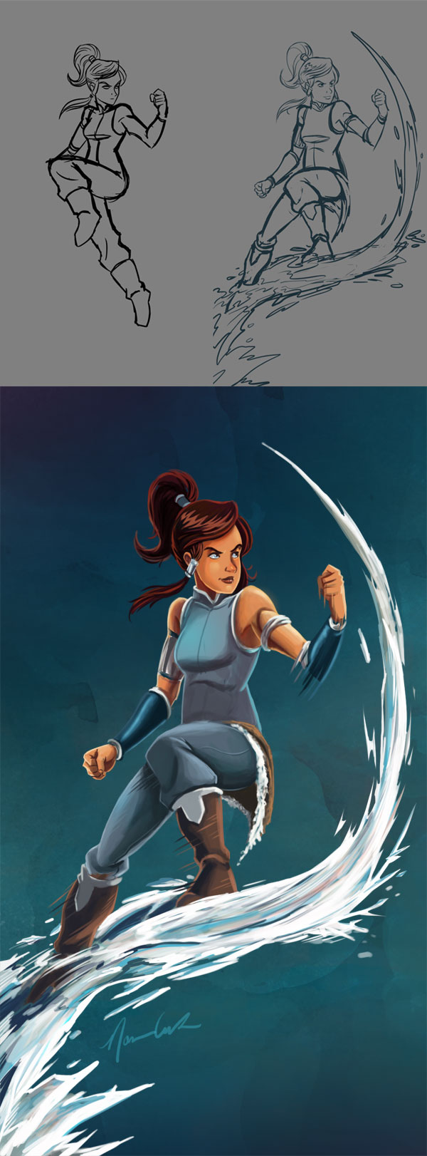 Legend of Korra Illustration – NormGrock – Illustrator